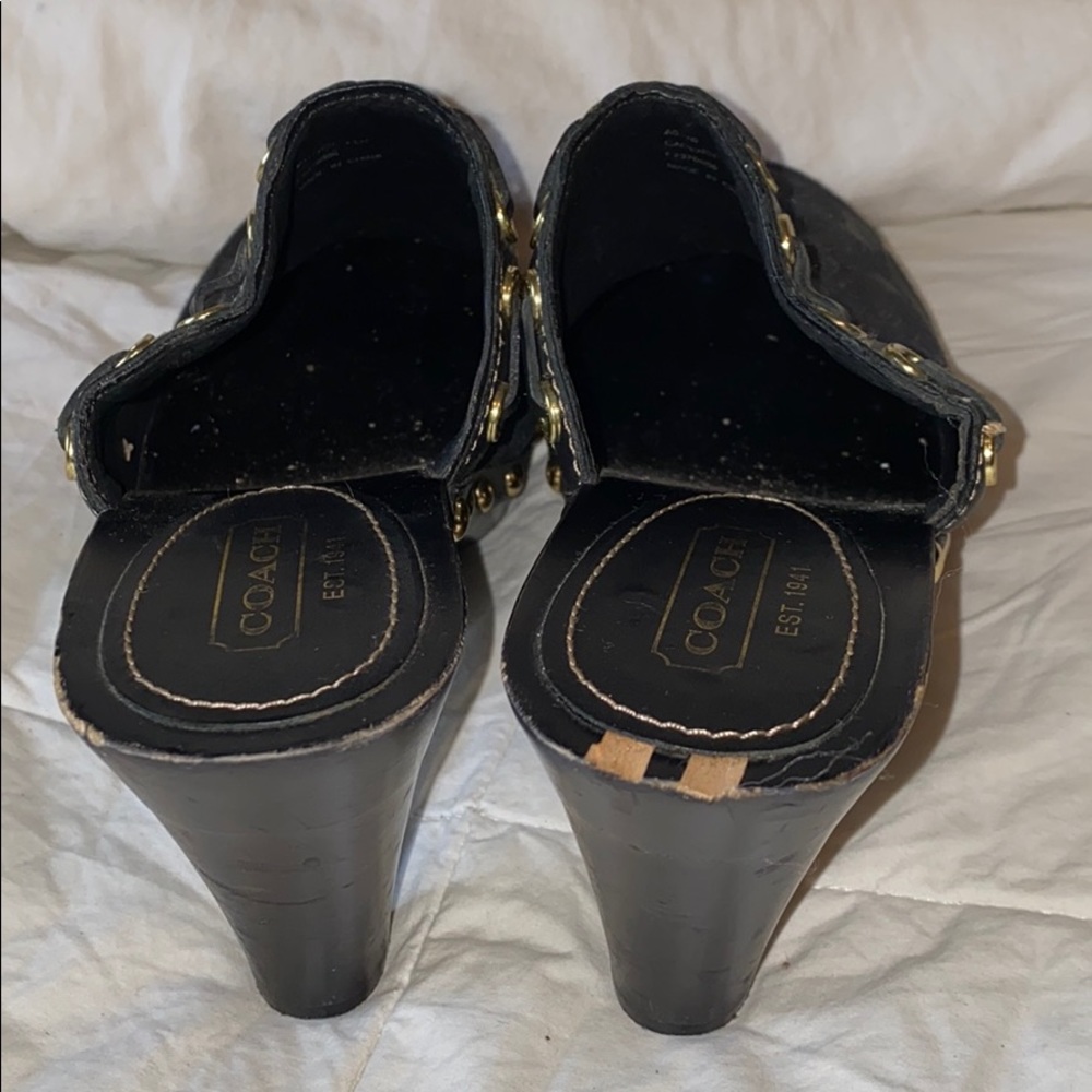Coach Clogs Gold Studded Slip On..Dont Miss Out! - Gem
